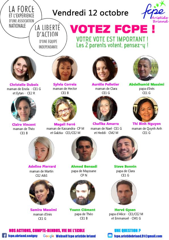 Élections Parents d'élèves